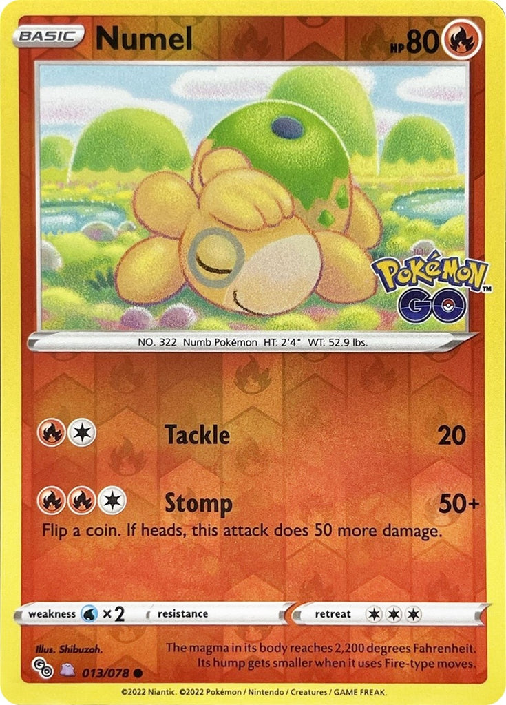 Numel (Peelable Ditto) (013/078) (Pokemon GO) - Trainer Legacy