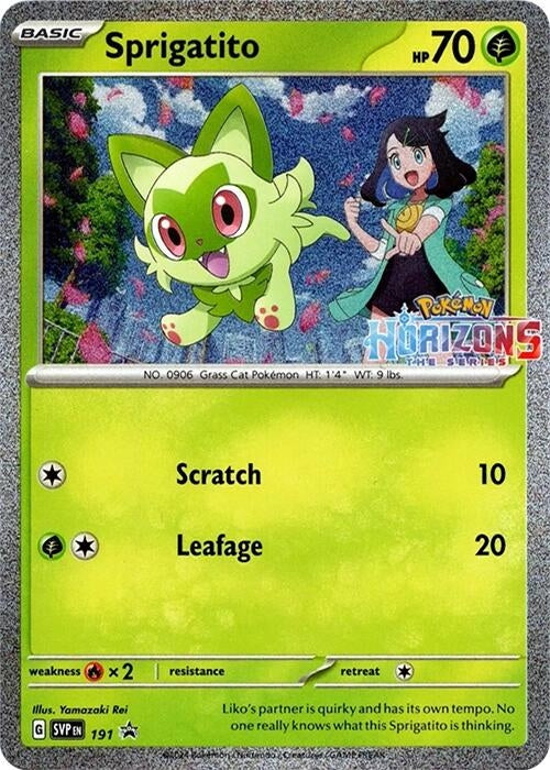 Sprigatito - 191 (191) (SV: Scarlet & Violet Promo Cards) - Trainer